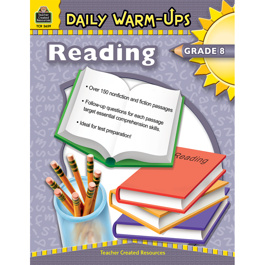 Daily Warm-Ups: Reading Grade 8 - TCR3659 | Teacher Created Resources