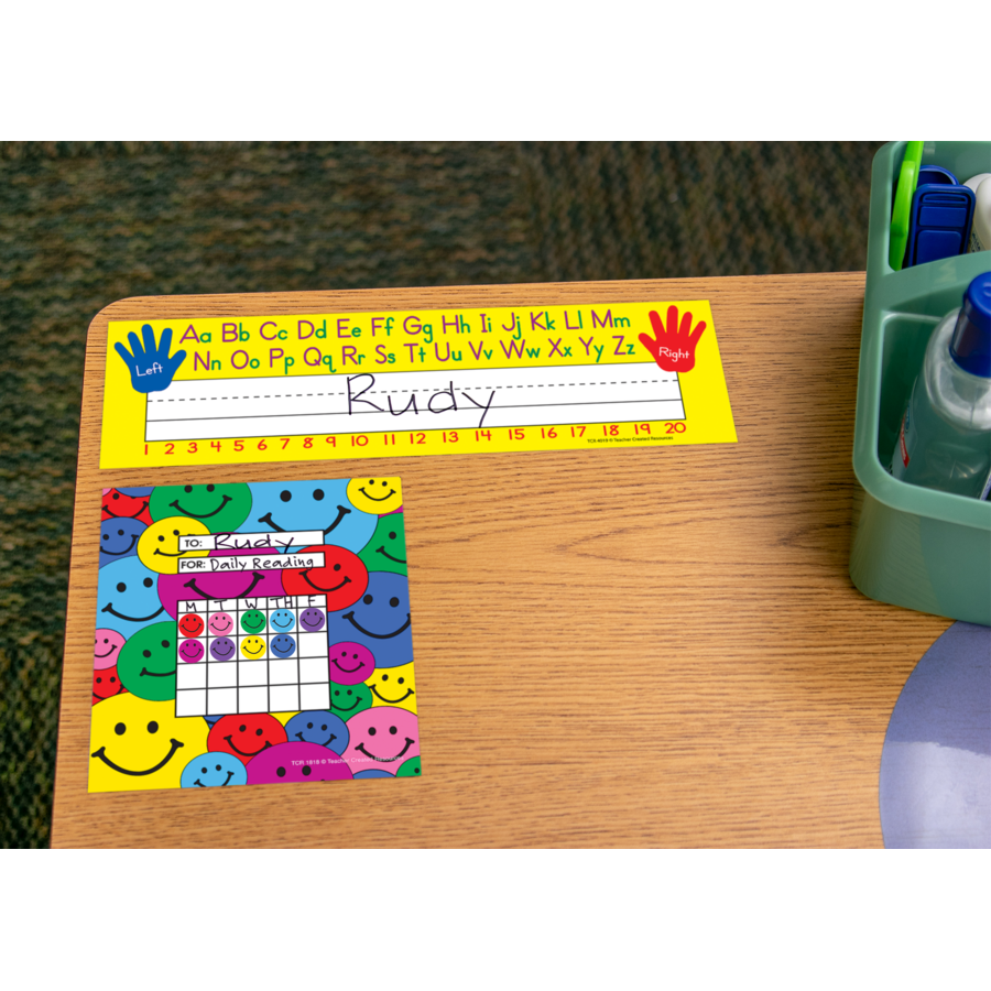 Left/Right Alphabet Flat Name Plates - TCR4019 | Teacher Created Resources