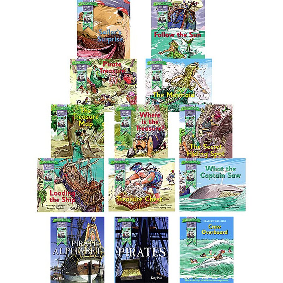 Pirate Cove Emergent Reader Set (13 bks) - TCR51115 | Teacher Created ...
