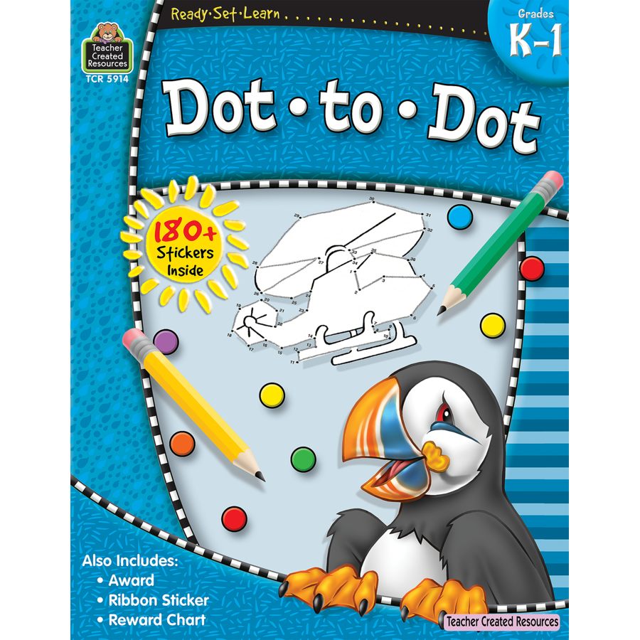 Ready-Set-Learn: Dot to Dot Grade K-1 - TCR5914 | Teacher Created Resources