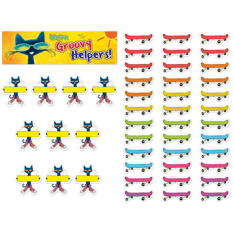 Pete the Cat Groovy Classroom Jobs Mini Bulletin Board - TCR60348 ...