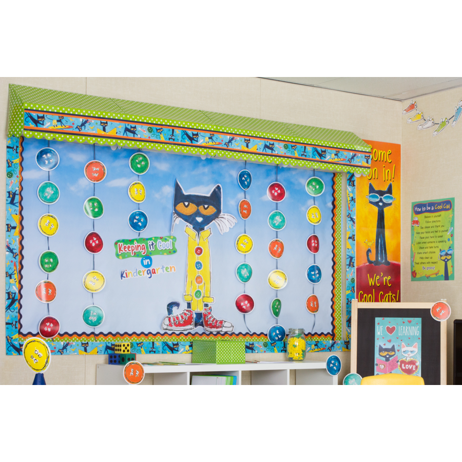 Pete the Cat Keeping it Cool In....Bulletin Board - TCR63922 | Teacher ...