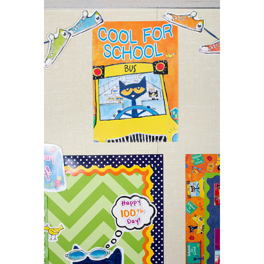 Pete the Cat Cool For School Positive Poster - TCR63931 | Teacher ...