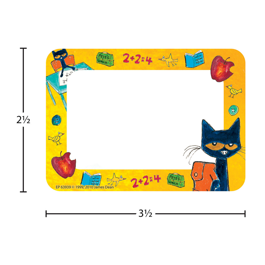 Pete the Cat Name Tags/Labels - Multi-Pack - TCR63939 | Teacher Created ...