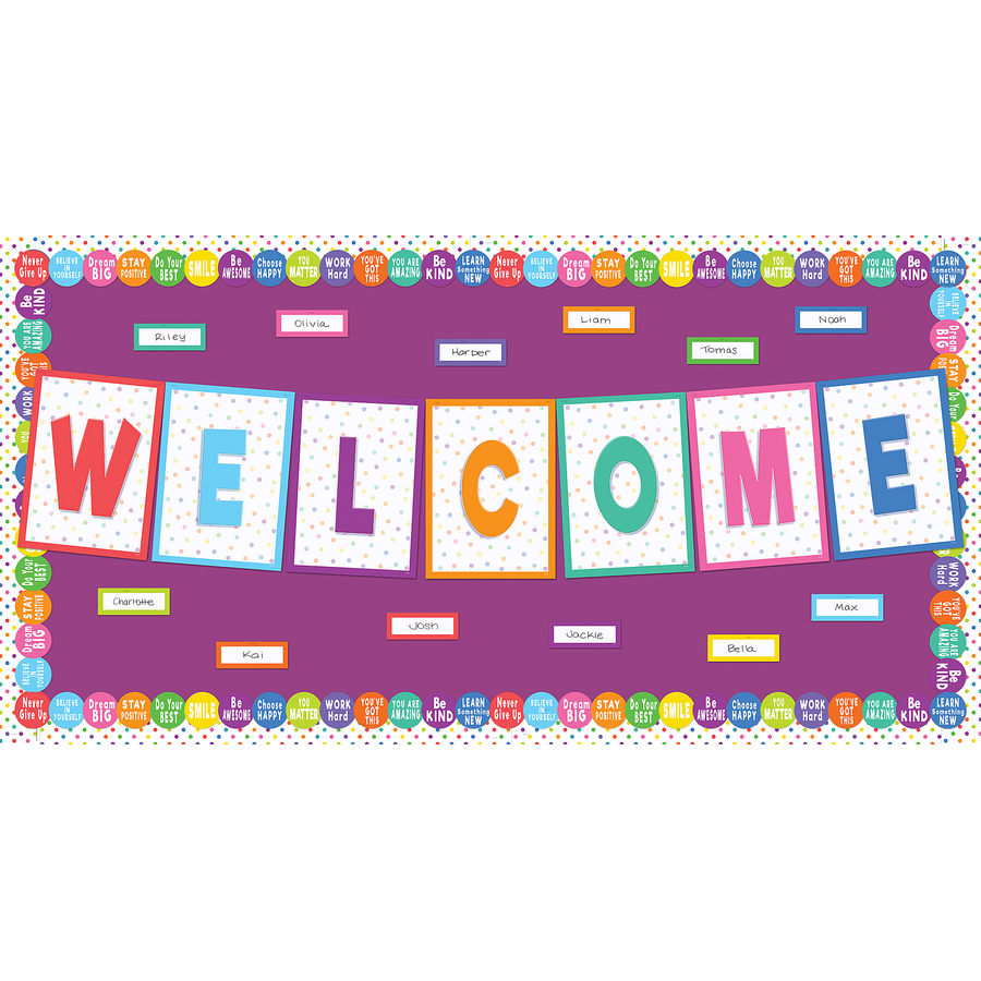 Colorful Welcome Bulletin Board - TCR6592 | Teacher Created Resources