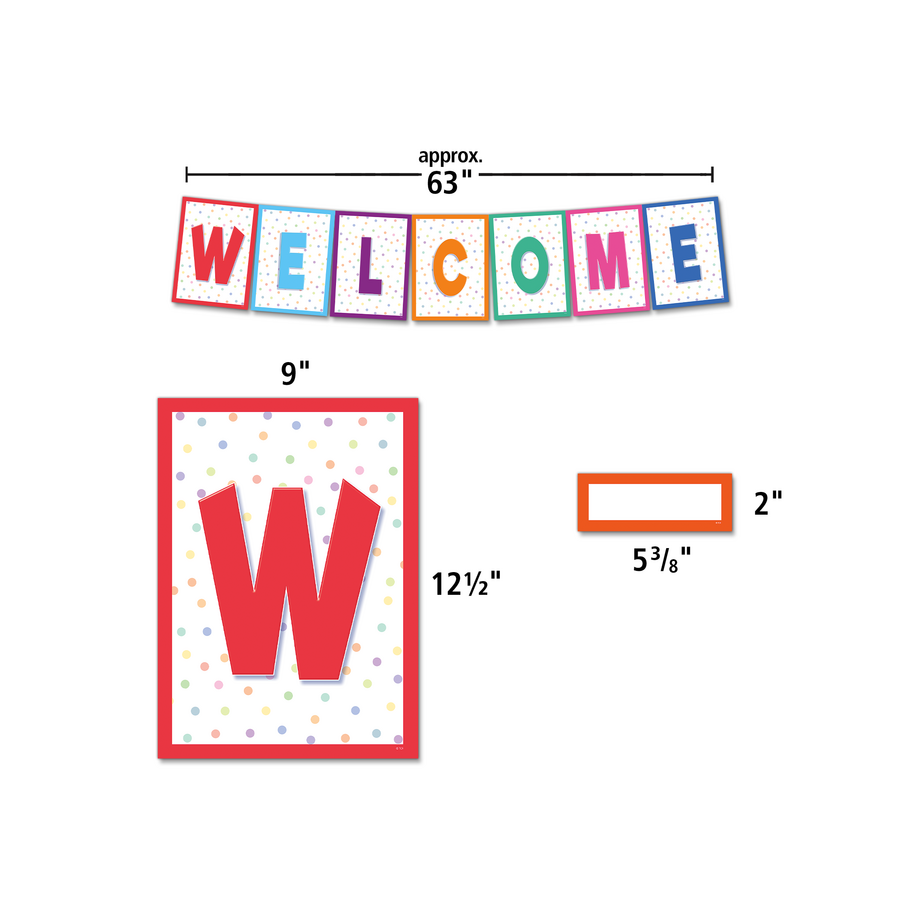 Colorful Welcome Bulletin Board - TCR6592 | Teacher Created Resources