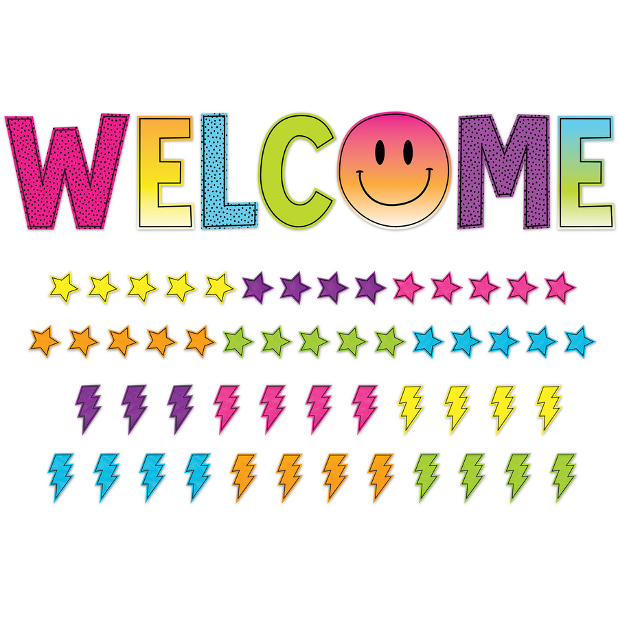 Brights 4Ever Welcome Bulletin Board - TCR6920 | Teacher Created Resources