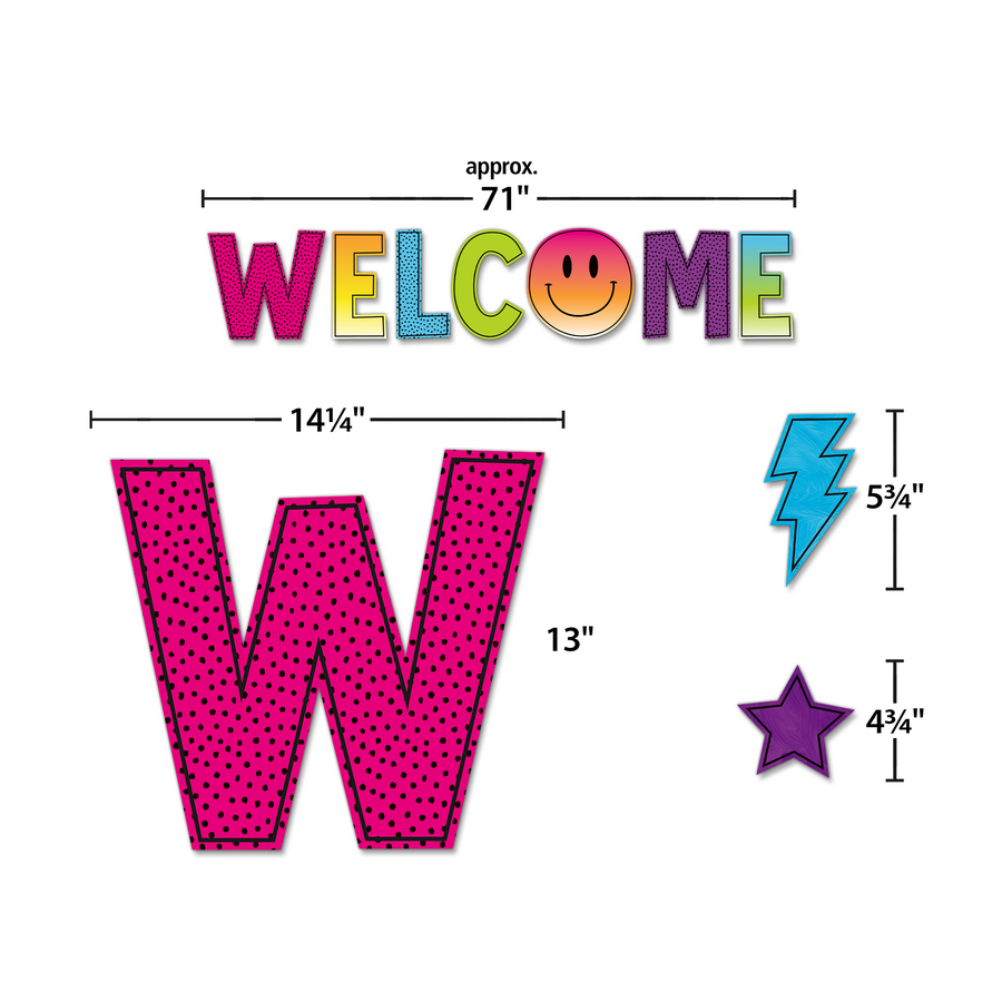 Brights 4Ever Welcome Bulletin Board - TCR6920 | Teacher Created Resources