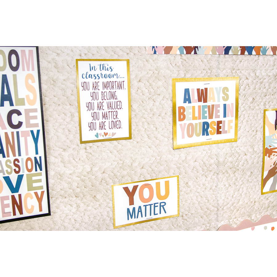 Everyone is Welcome Diversity Mini Bulletin Board - TCR7121 | Teacher ...