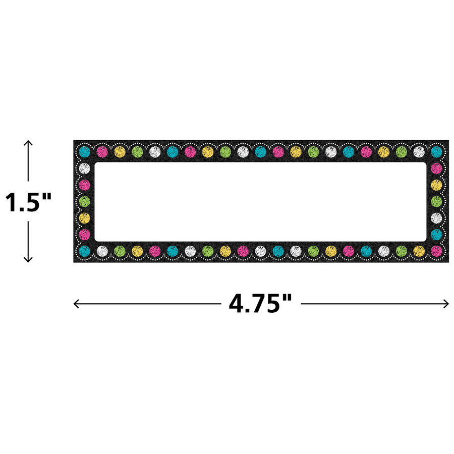 Chalkboard Brights Labels Magnetic Accents - TCR77299 | Teacher Created ...