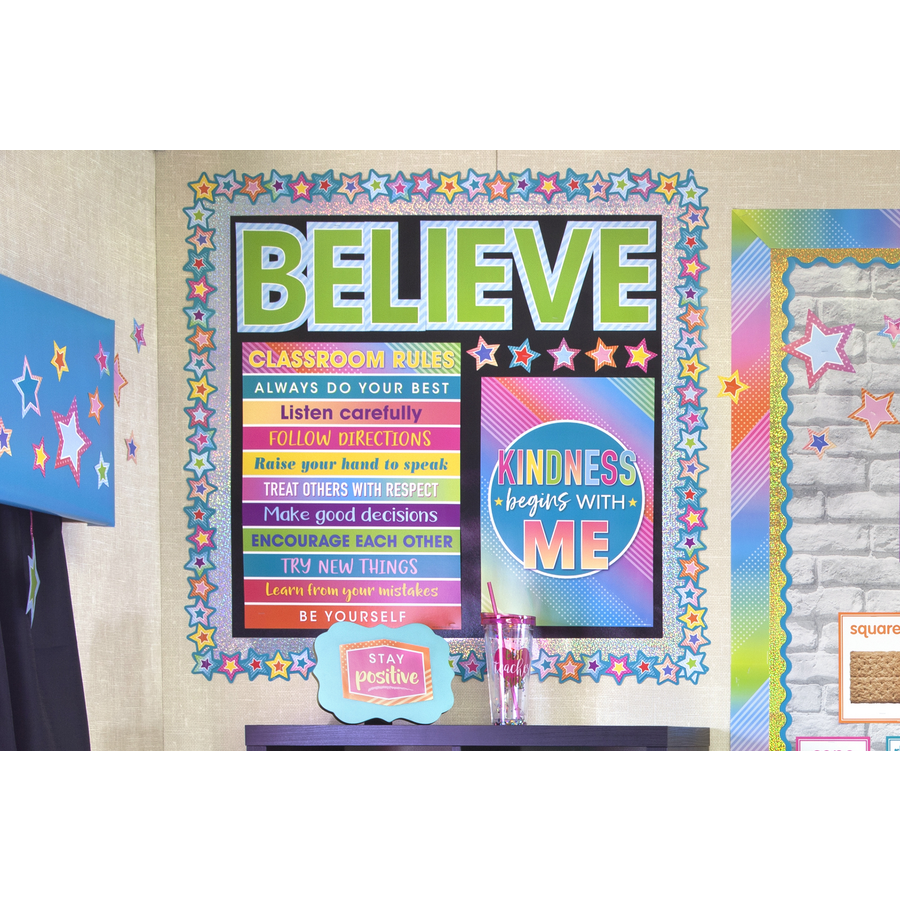 Colorful Vibes Classroom Rules Chart - TCR7937 | Teacher Created Resources