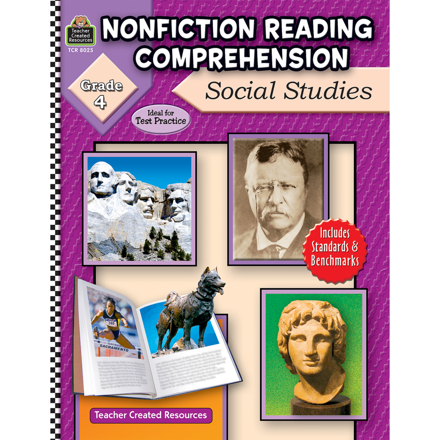 Nonfiction Reading Comprehension: Social Studies, Grade 4 - TCR8025 ...