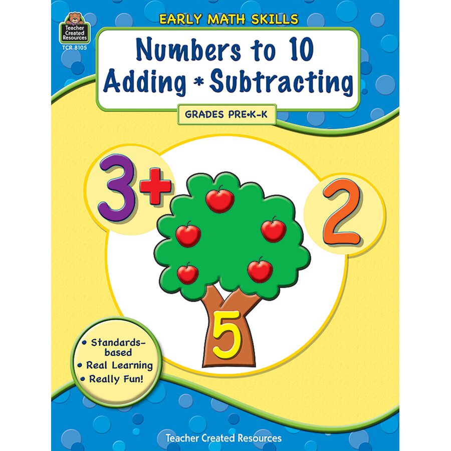 Early Math Skills: Numbers to 10-Adding-Subtracting - TCR8105 | Teacher ...