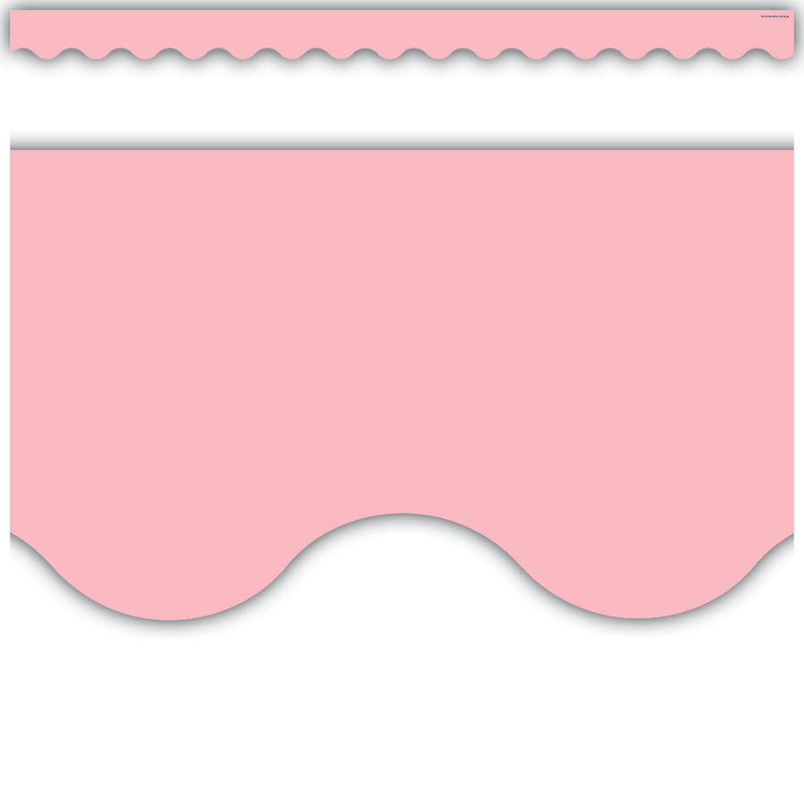 Pastel Pink Scalloped Border Trim - TCR8428 | Teacher Created Resources