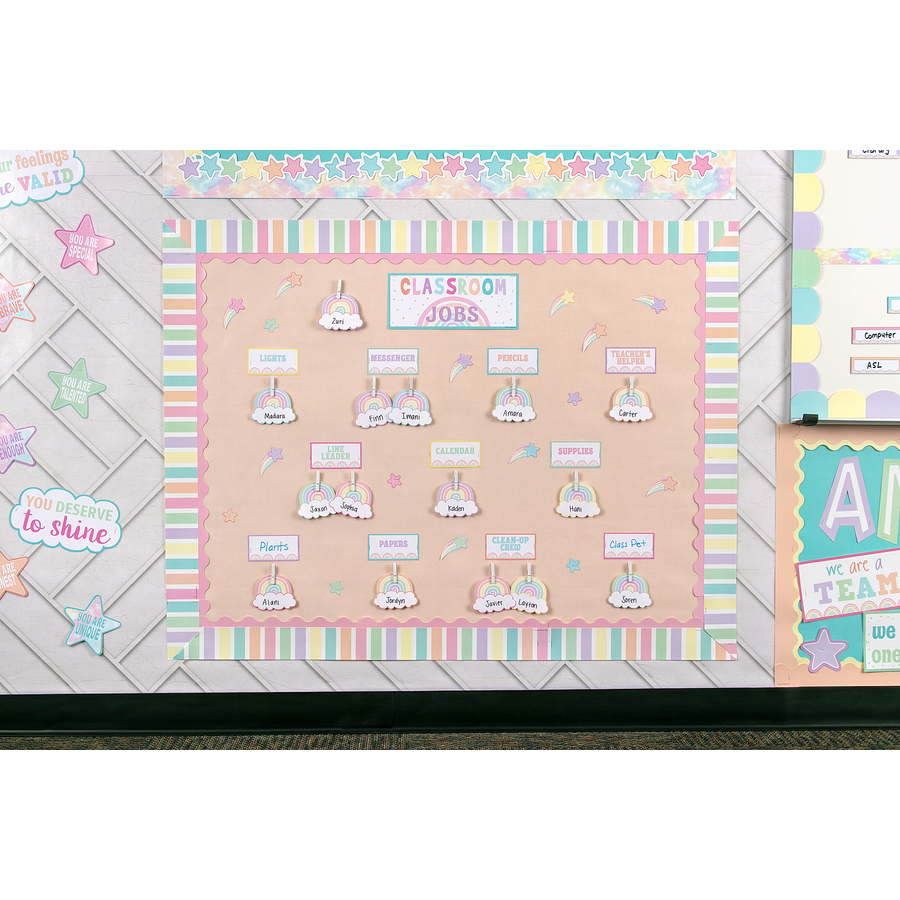 Pastel Pink Scalloped Border Trim - TCR8428 | Teacher Created Resources