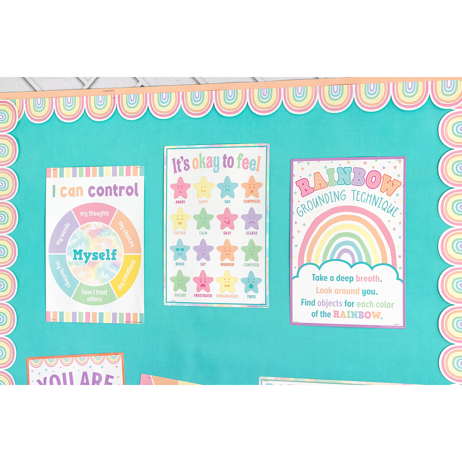 Pastel Pop Calming Strategies Small Poster Pack - TCR8439 | Teacher ...