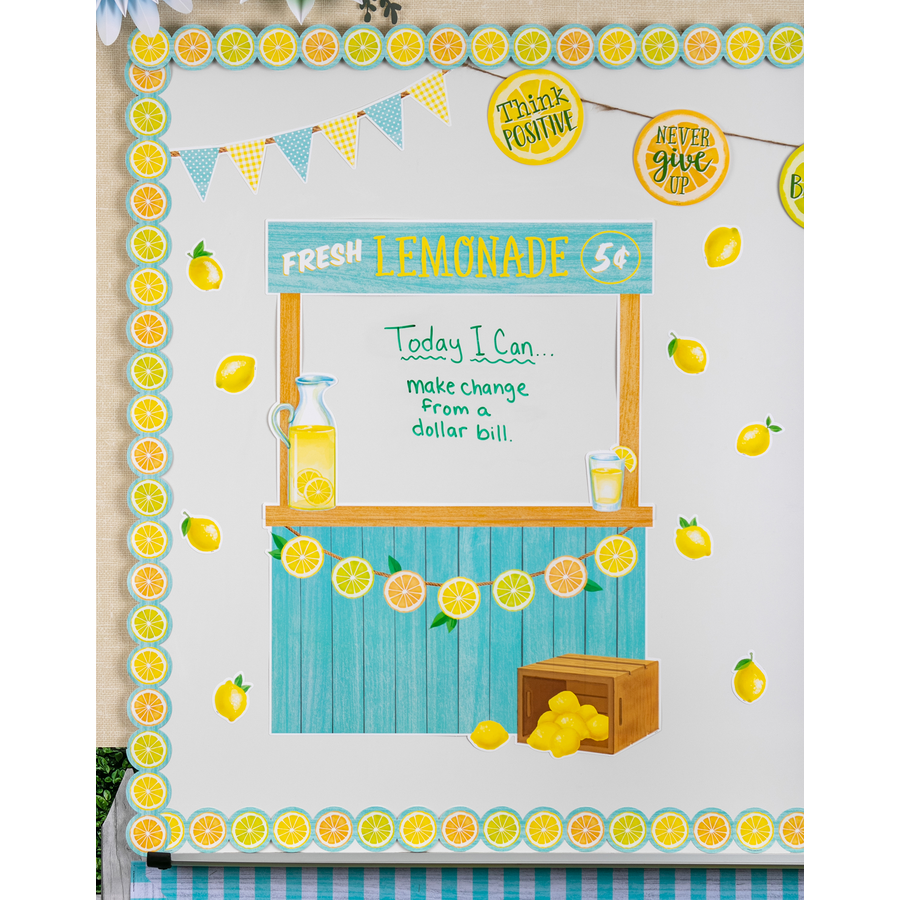Lemon Zest Lemonade Stand Bulletin Board - TCR8491 | Teacher Created ...