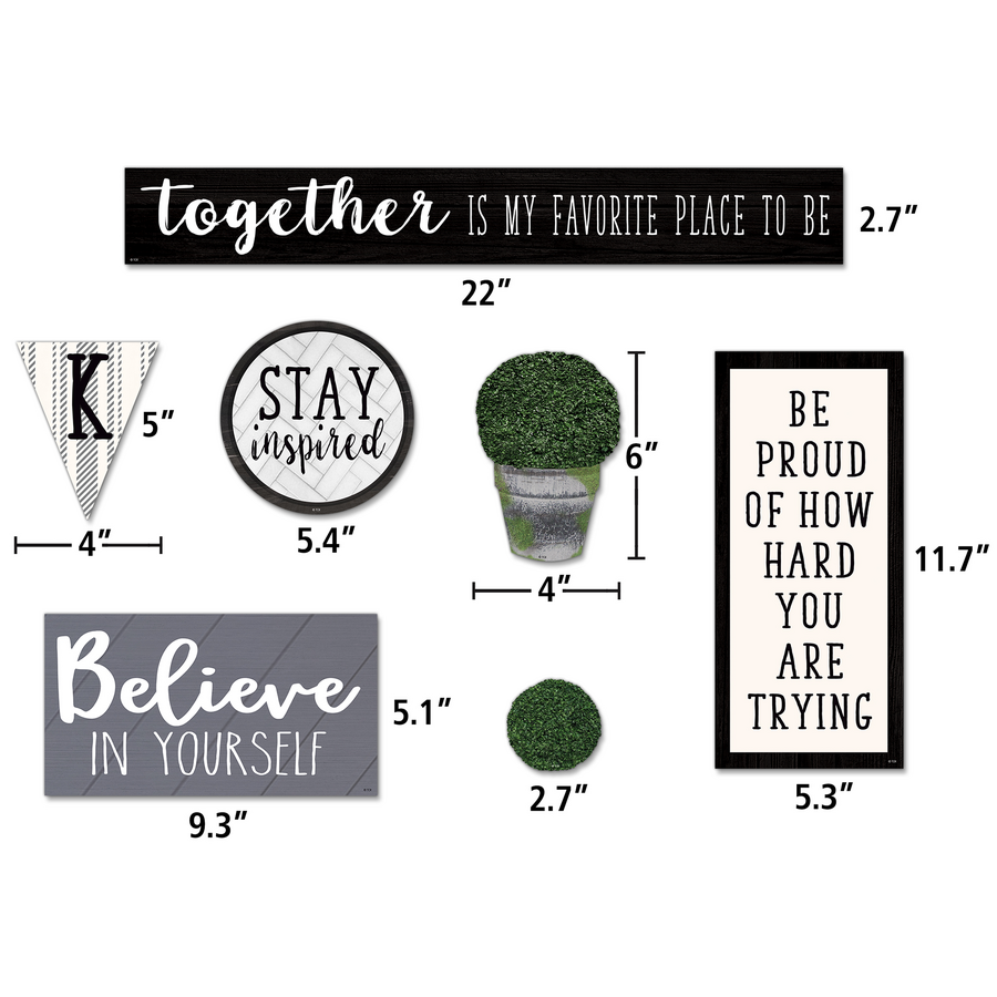 Modern Farmhouse Mini Bulletin Board - TCR8508 | Teacher Created Resources