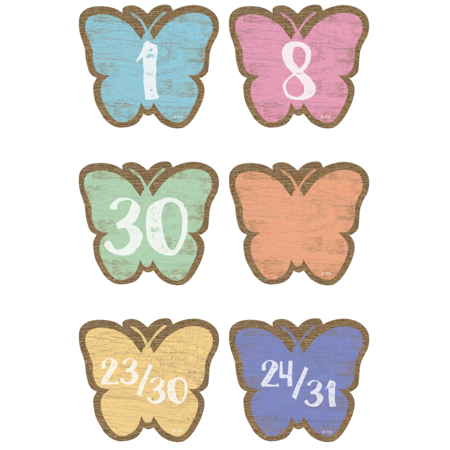 Home Sweet Classroom Butterflies Calendar Days - TCR8549 | Teacher ...