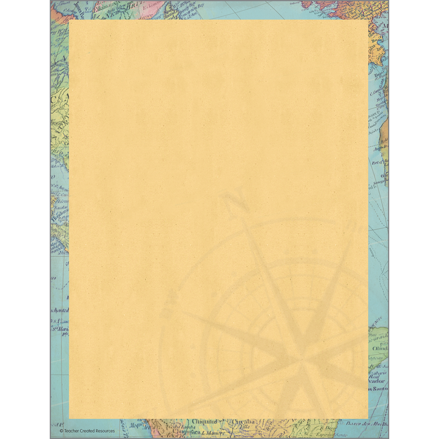 Travel the Map Computer Paper - TCR8569 | Teacher Created Resources