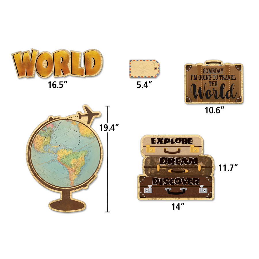 Travel the Map Future World Changers Bulletin Board - TCR8623 | Teacher ...