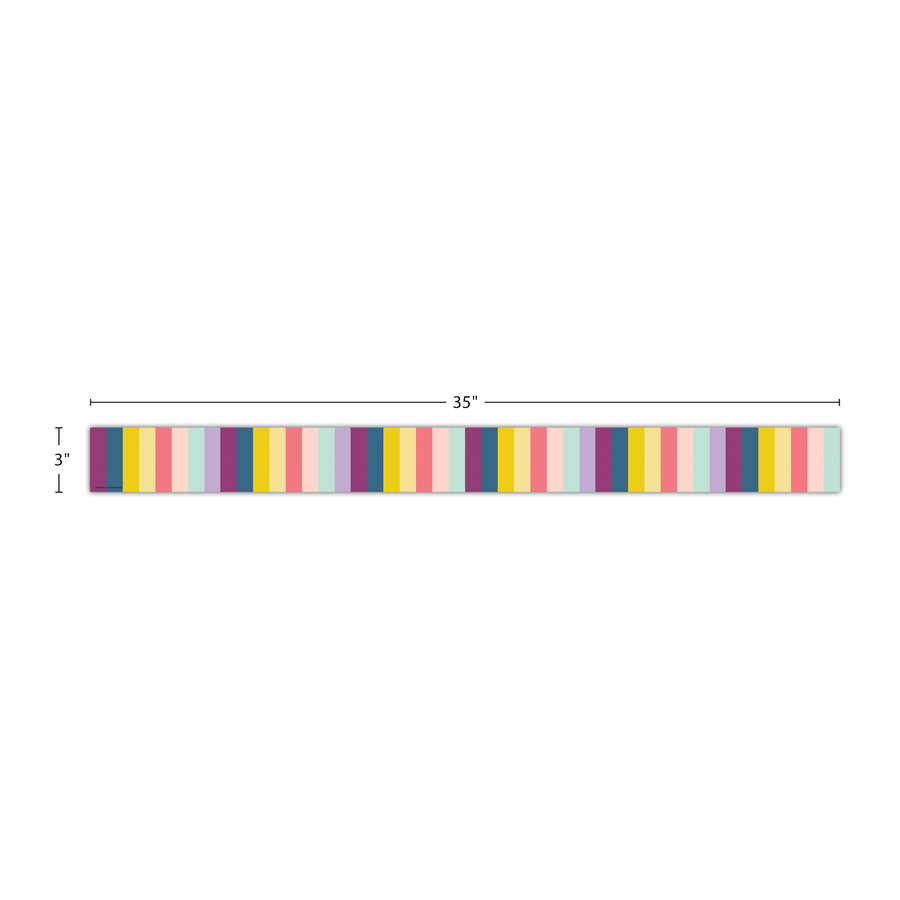 Oh Happy Day Stripes Straight Border Trim - TCR9088 | Teacher Created ...