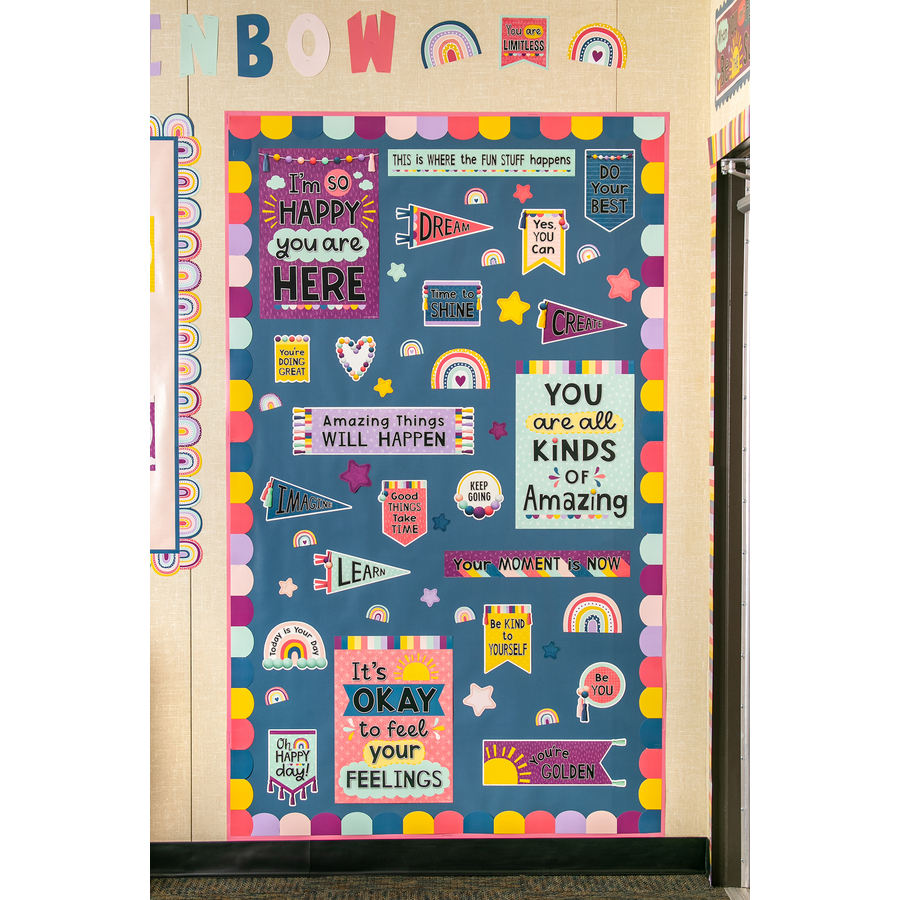 Oh Happy Day Scalloped Die-Cut Border Trim - TCR9090 | Teacher Created ...