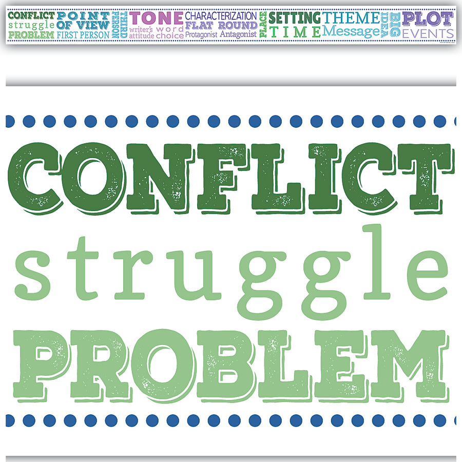 Elements of Literature Chatter Border Trim - TCRY1556 | Teacher Created ...