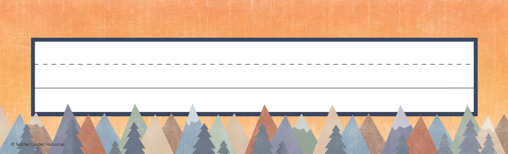 Moving Mountains Flat Name Plates - TCR9127 | Teacher Created Resources