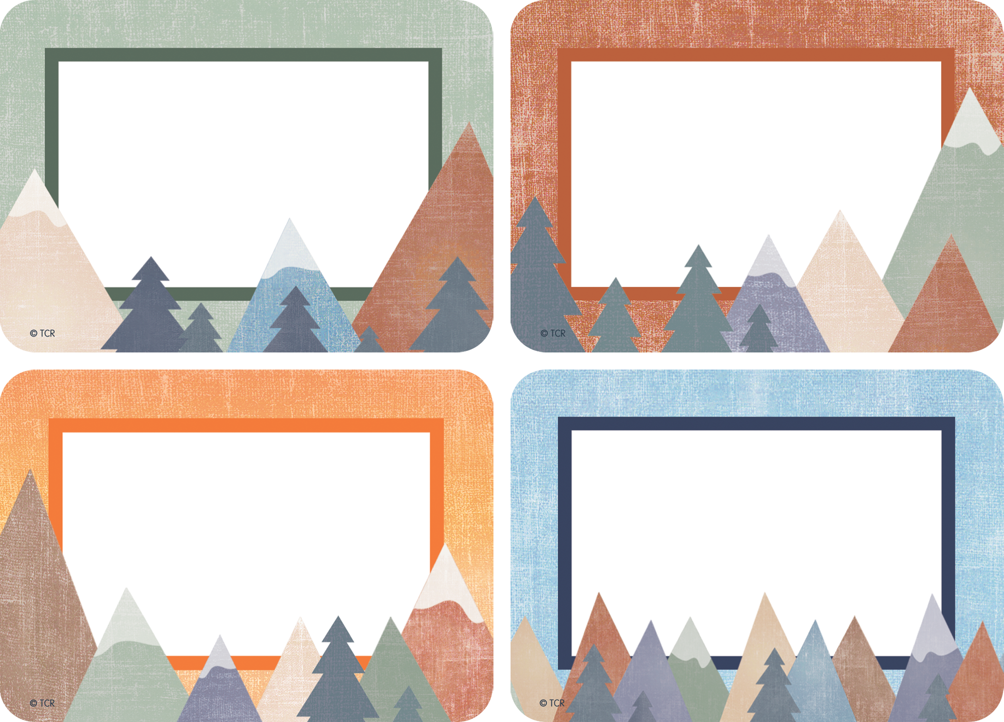 Moving Mountains Name Tags/Labels - Multi-Pack - TCR9128 | Teacher ...