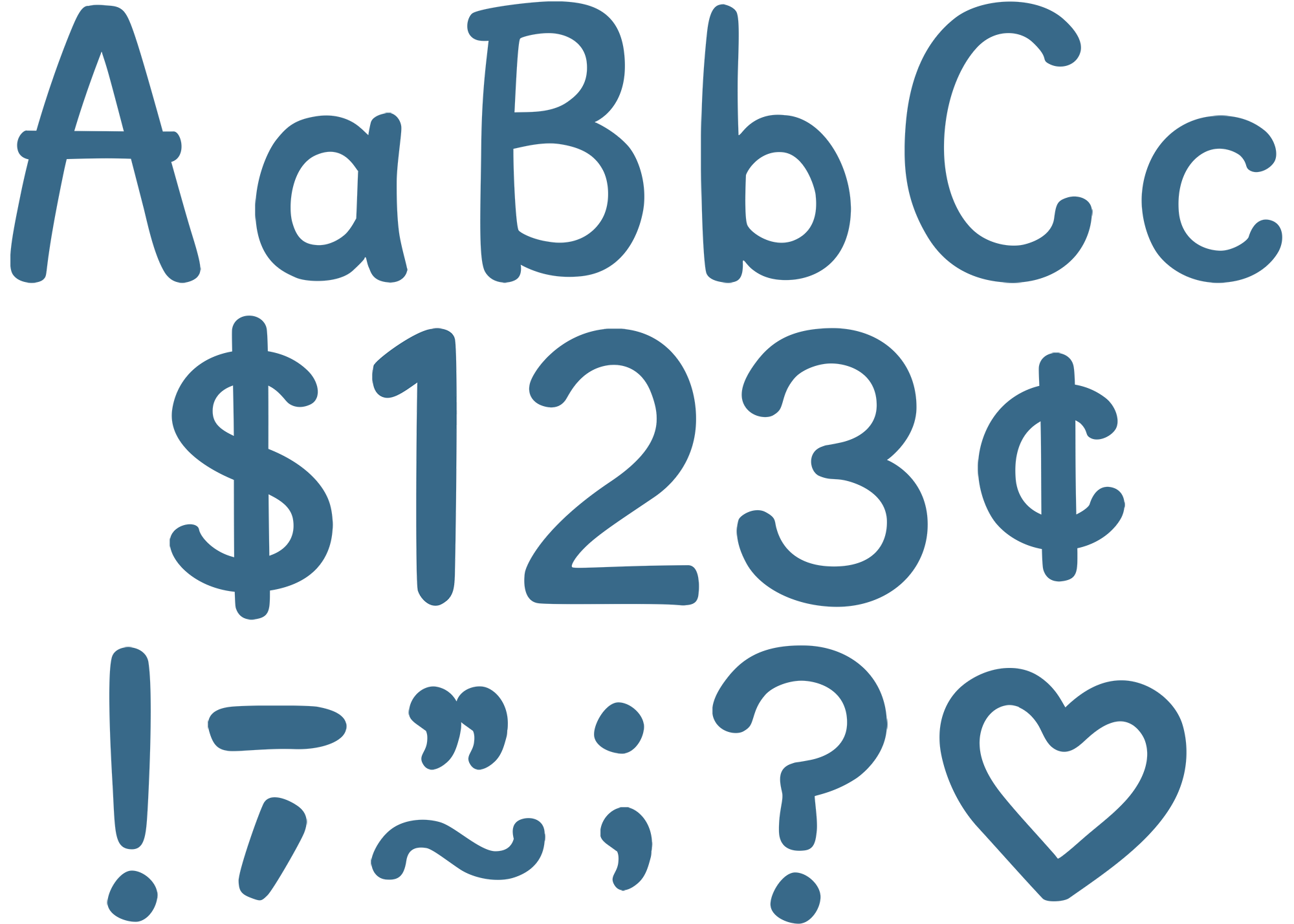 Slate Blue 4" Modern Classic Letters Combo Pack - TCR9153 | Teacher ...