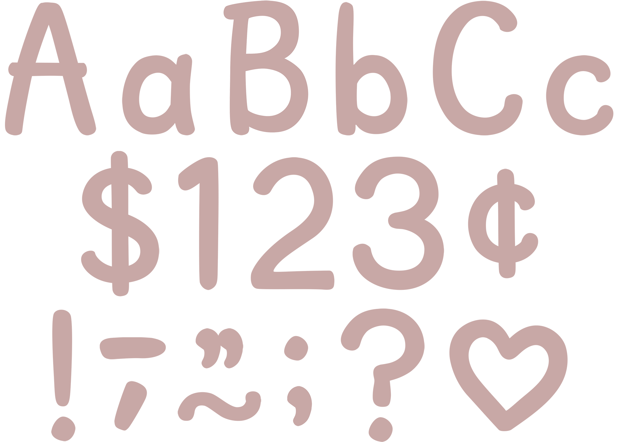 Light Mauve 4" Modern Classic Letters Combo Pack - TCR9154 | Teacher ...