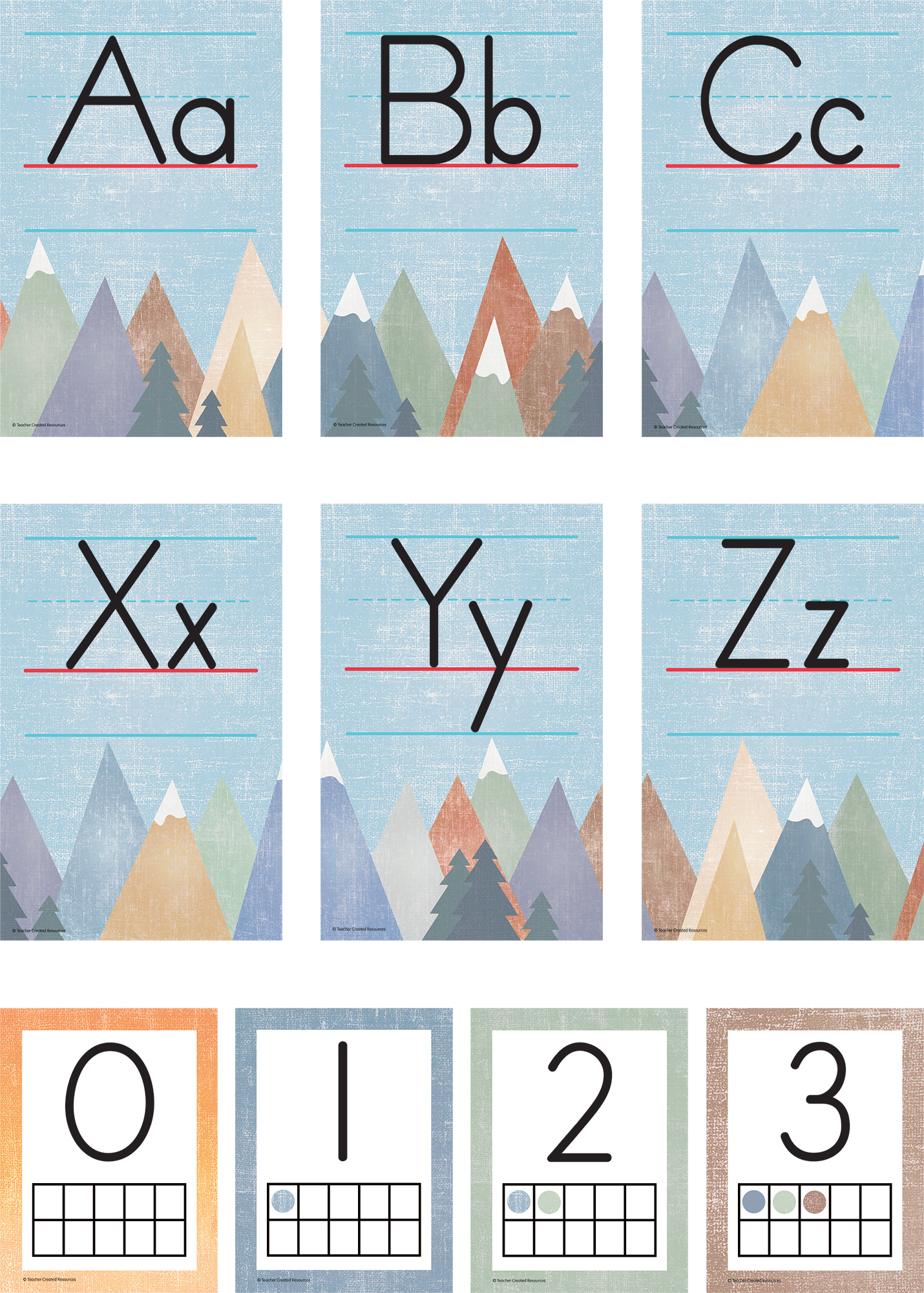 Moving Mountains Alphabet Bulletin Board - TCR9170 | Teacher Created ...