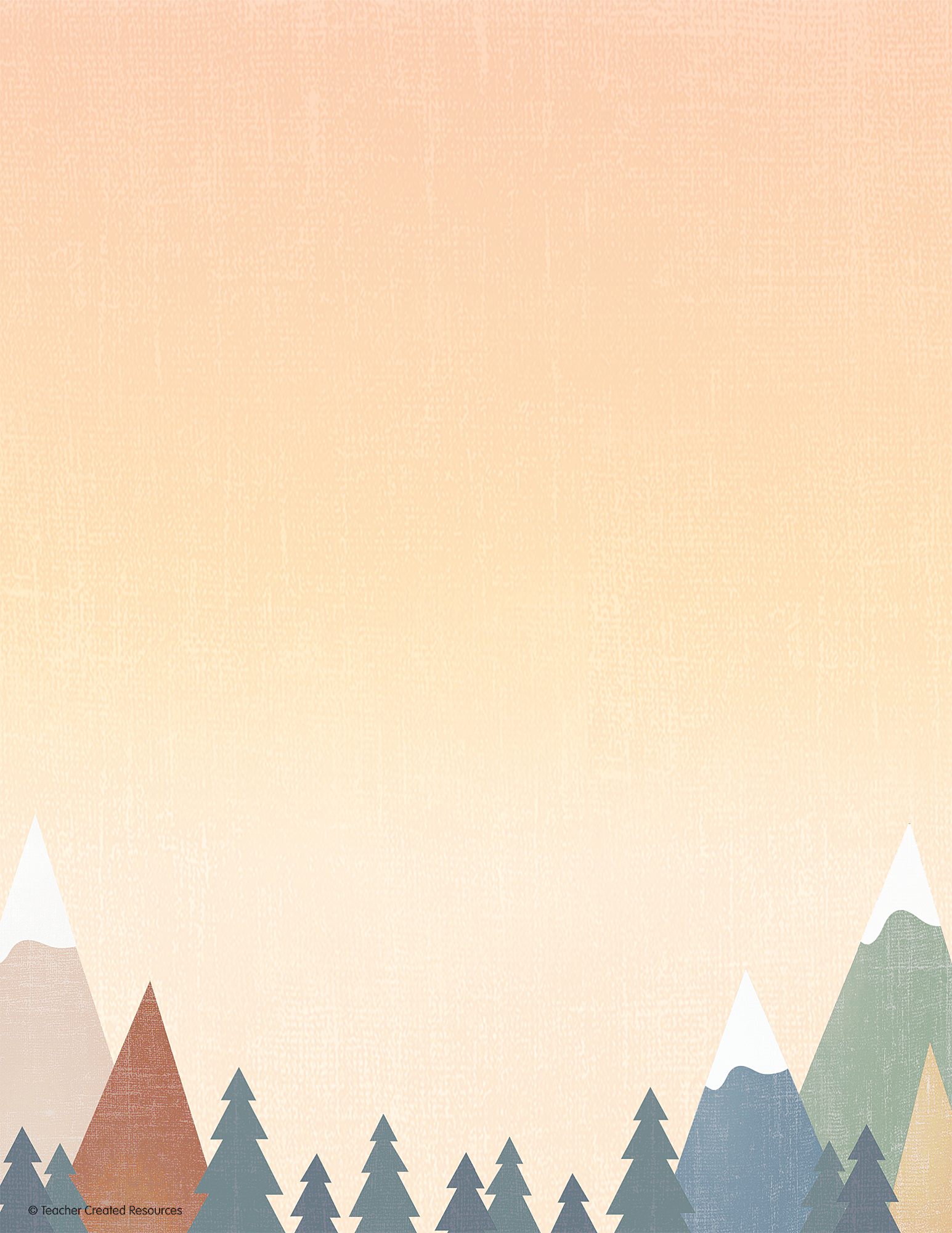 Moving Mountains Computer Paper - TCR9174 | Teacher Created Resources