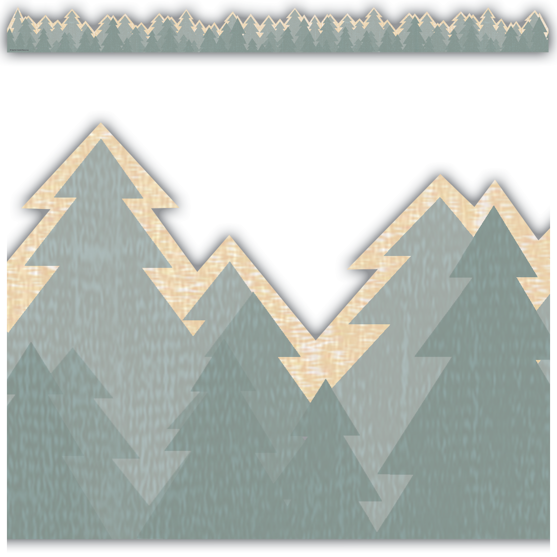 Moving Mountains Road Trip Trees Die-Cut Border Trim - TCR9232 ...