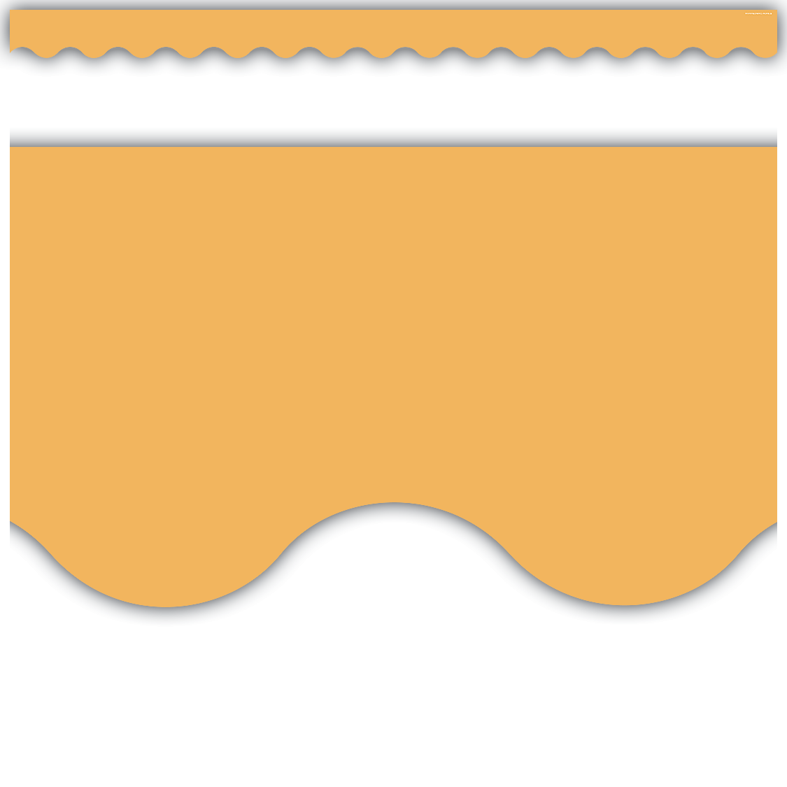 Golden Sun Scalloped Border Trim - TCR9243 | Teacher Created Resources