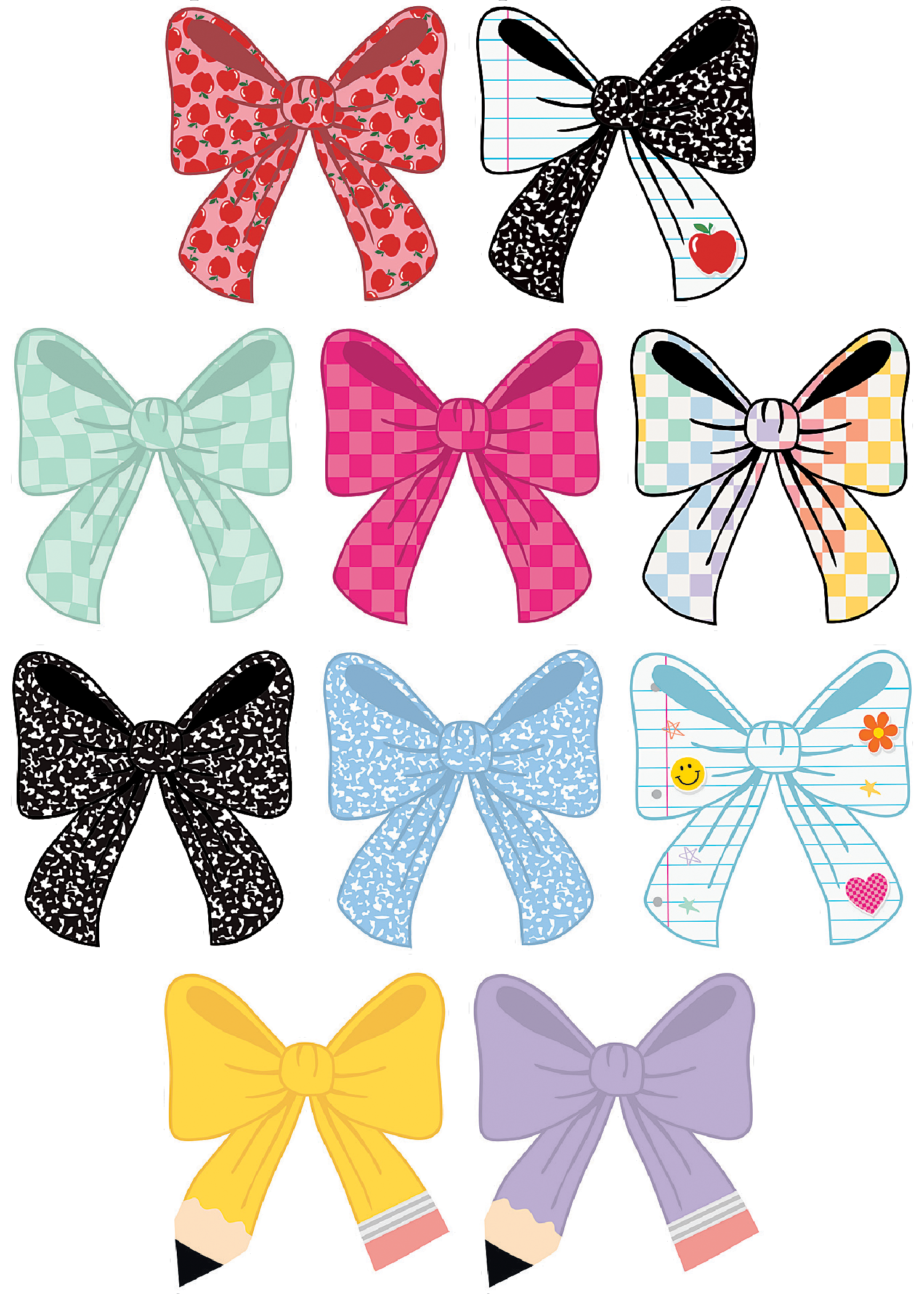 Cool for School Bows Accents - TCR9298 | Teacher Created Resources