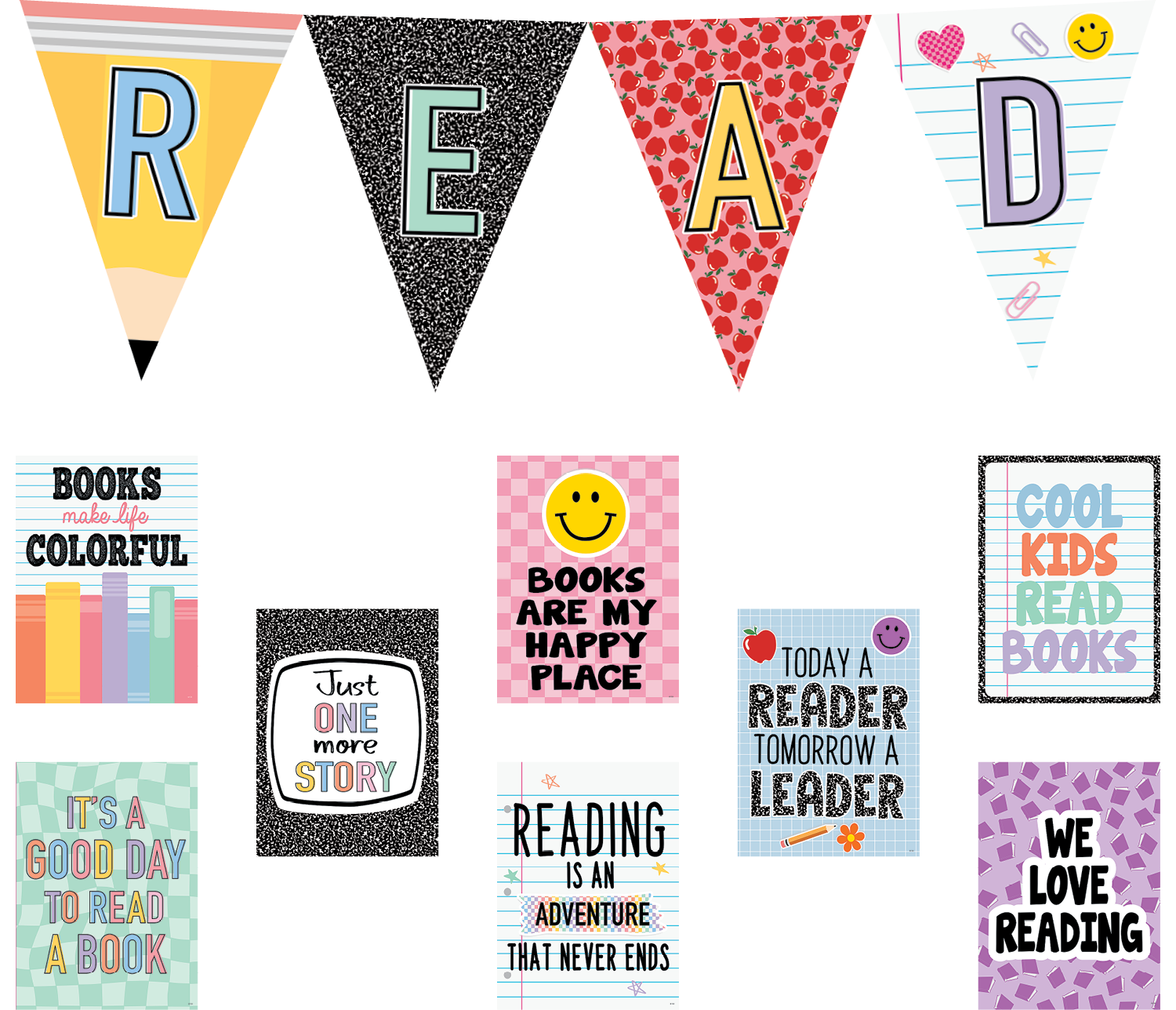 Language Arts Bulletin Board Sets | Classroom Decor | The School Box ...