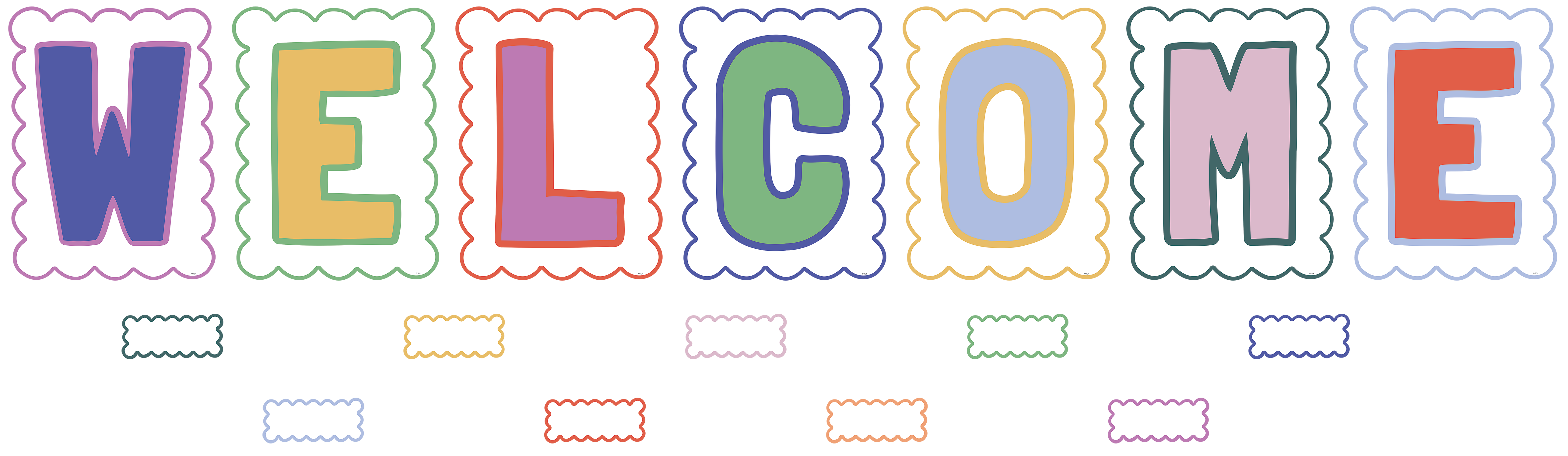 Color Crush Welcome Bulletin Board - TCR9360 | Teacher Created Resources