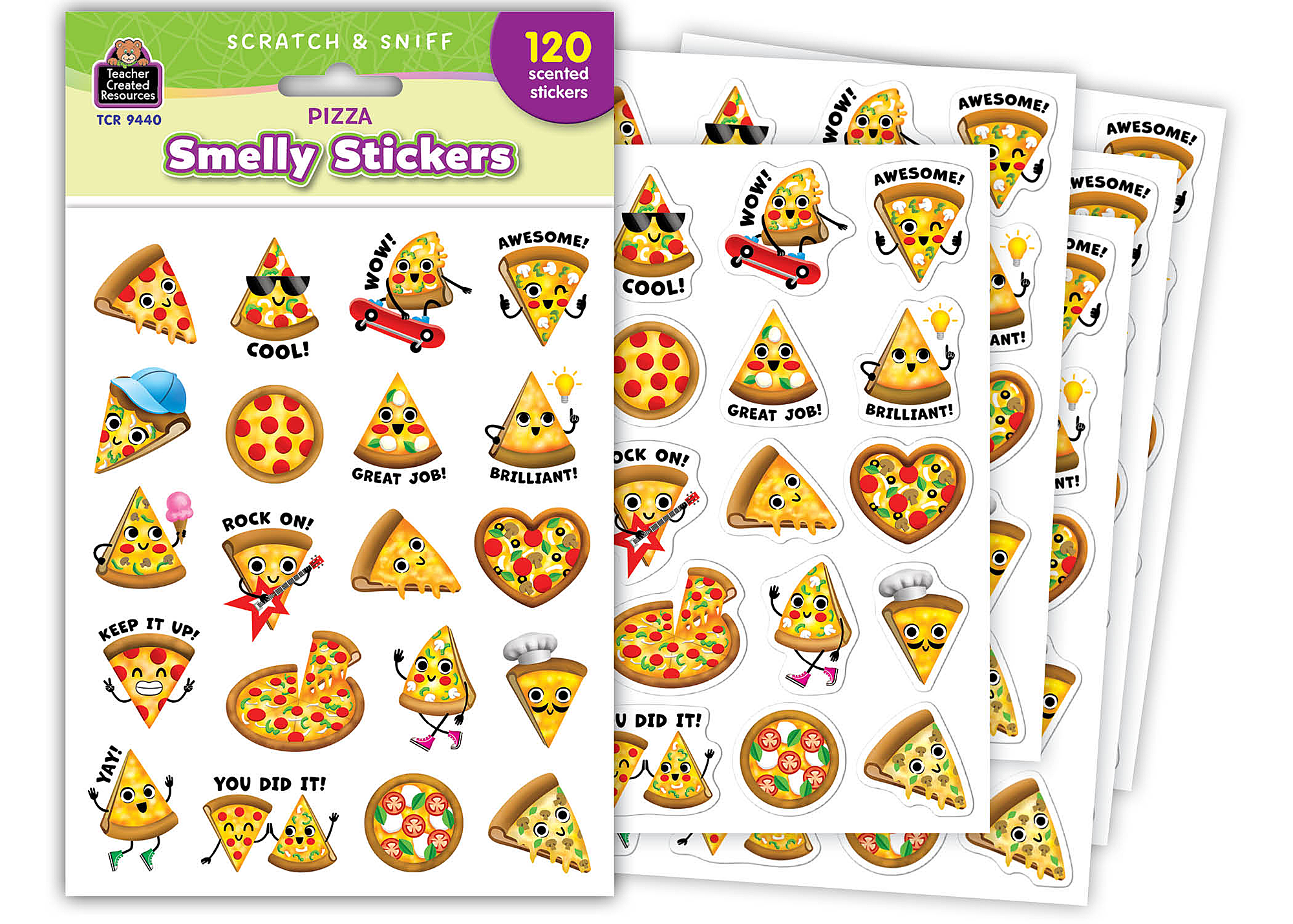 Pizza Smelly Stickers - TCR9440 | Teacher Created Resources