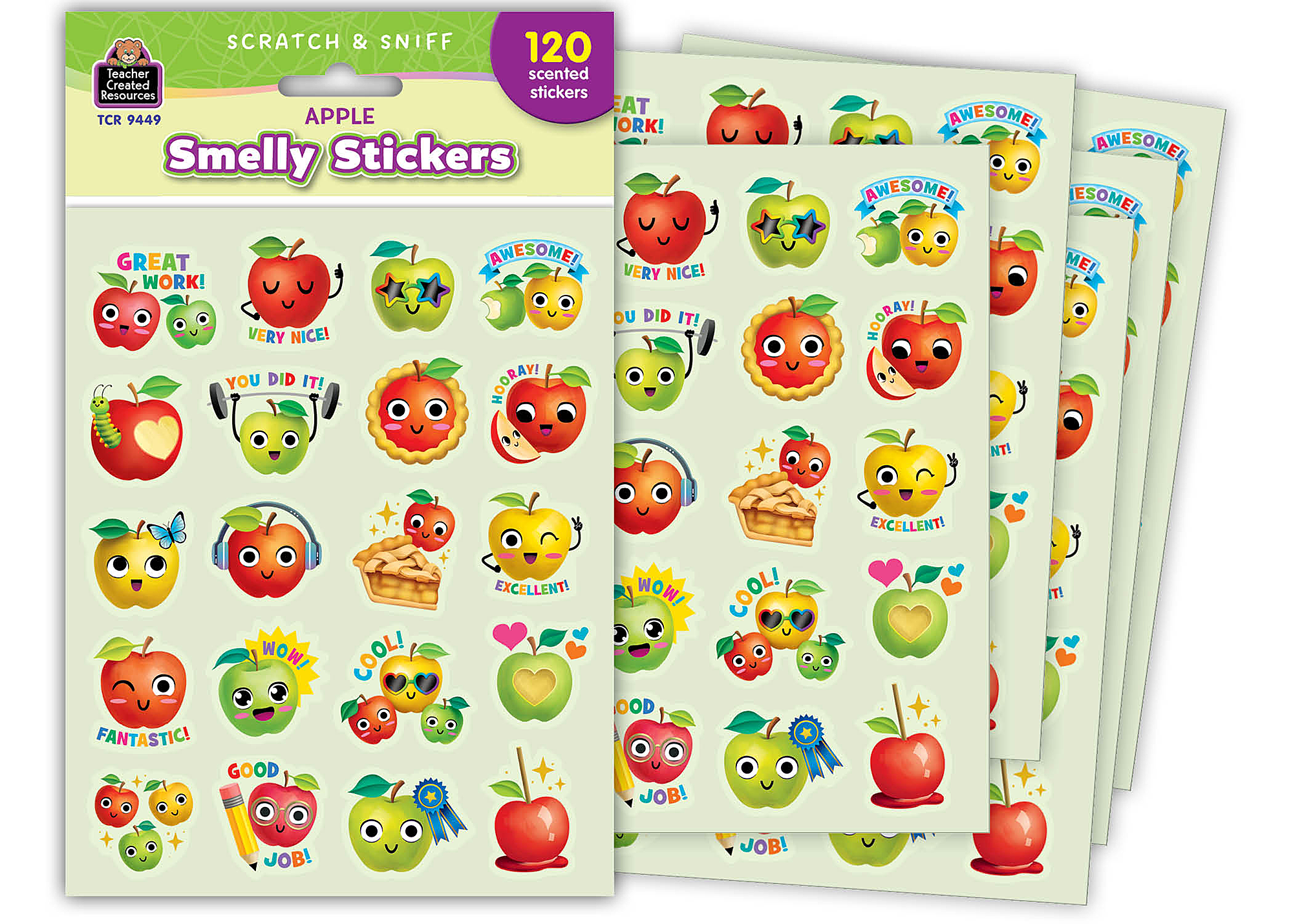 Apple Smelly Stickers - TCR9449 | Teacher Created Resources