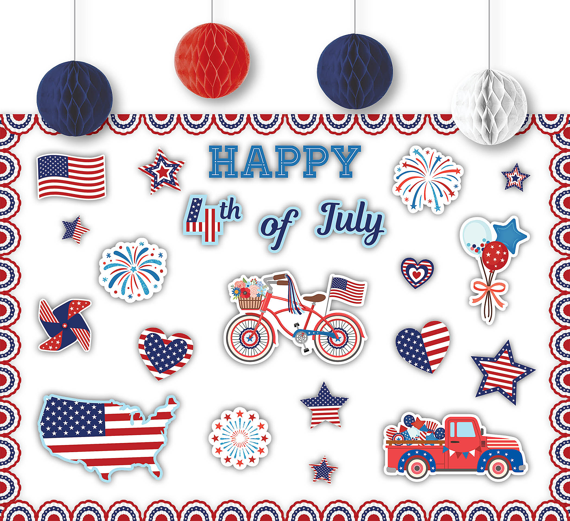 Patriotic Create & Decorate Quick Kit - TCR9473 | Teacher Created Resources