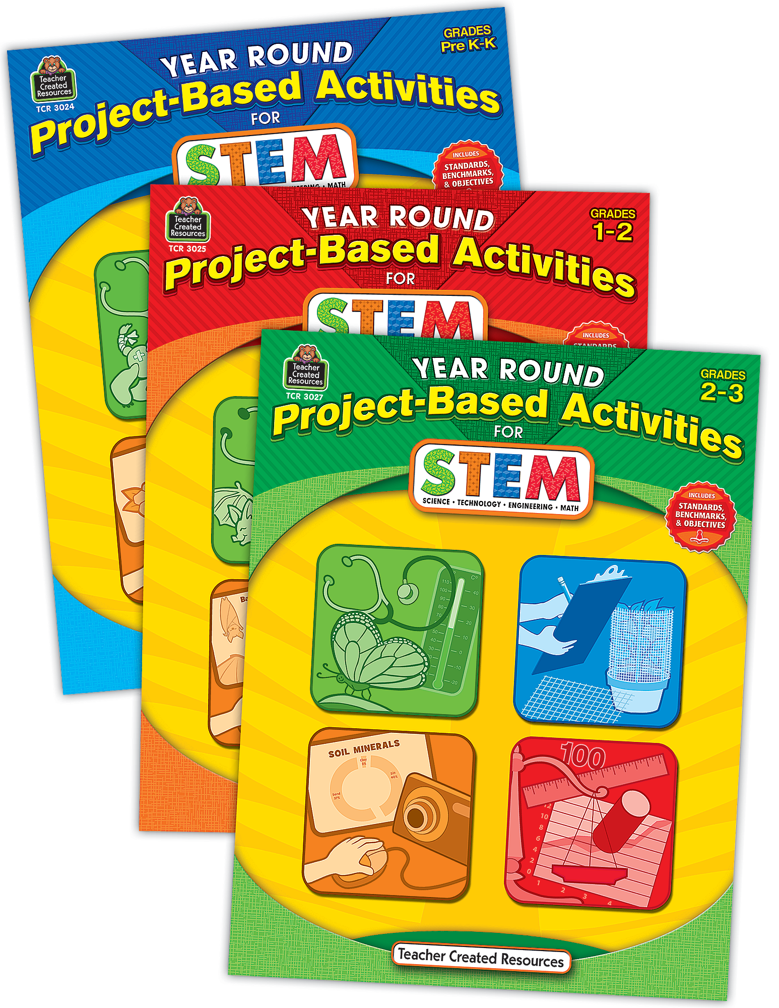 Year Round Project-Based Activities for STEM Set (3 bks) - TCR9636 ...
