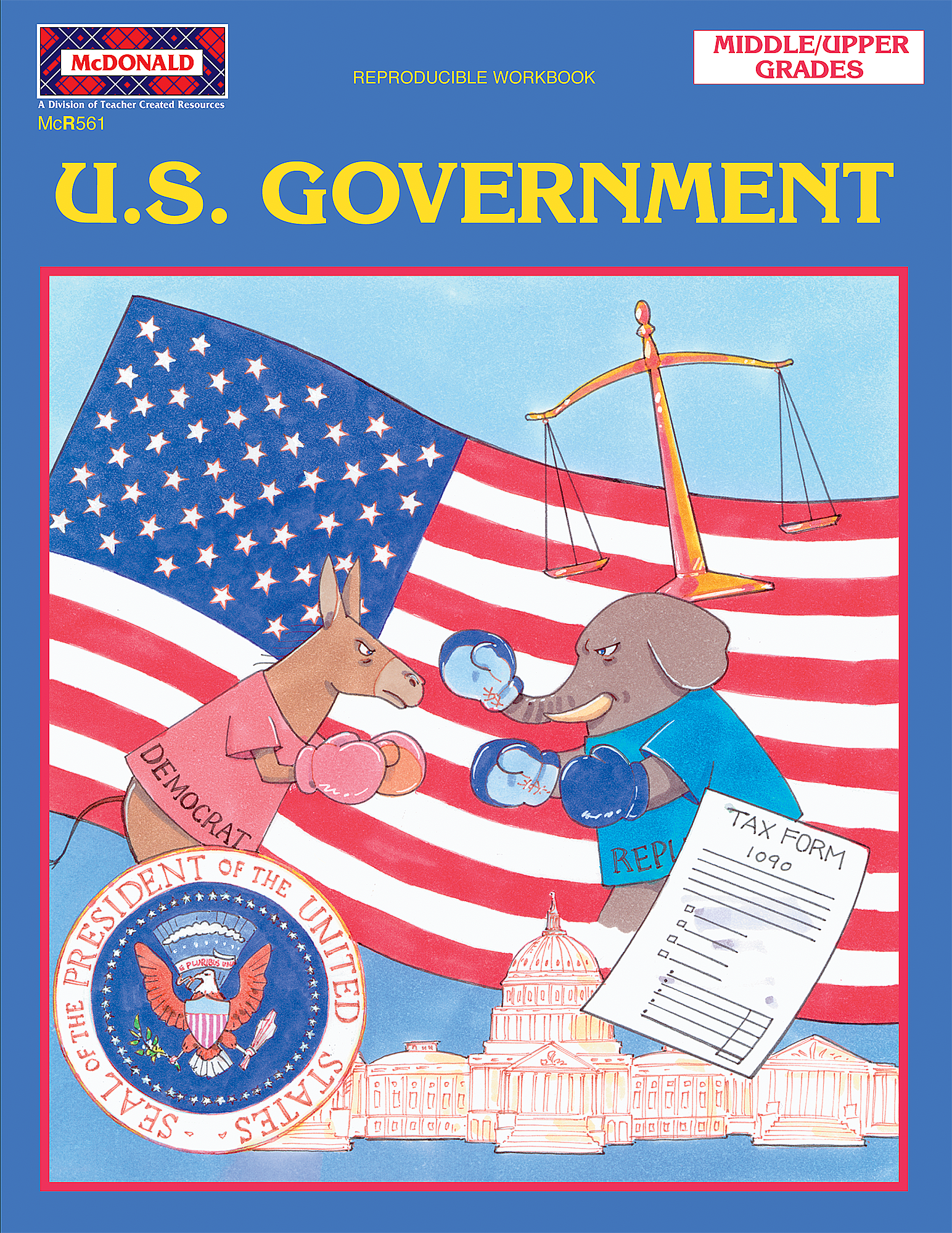 U.S. Government Reproducible Workbook - TCRR561 | Teacher Created Resources