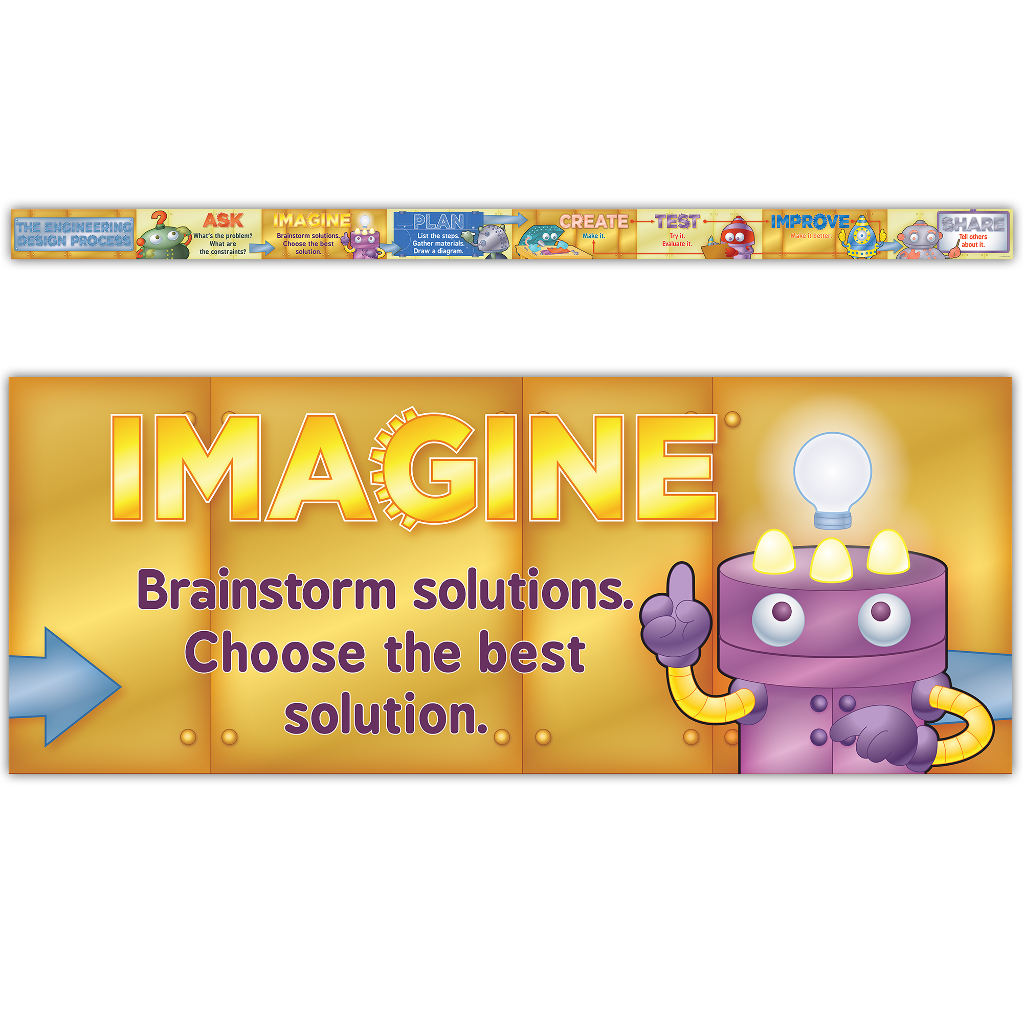 Engineering Design Process Border Trim - TCRY1555 | Teacher Created ...